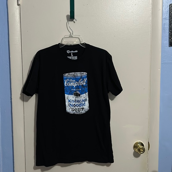 Questionable | Shirts | Questionale L Black White And Blue Dan Campbell ...